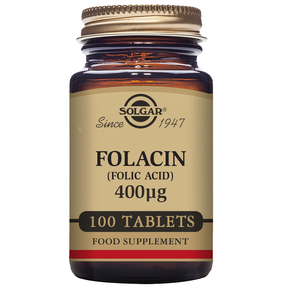 Folacin (acido folico) 100 comp Solgar » Vitfarma